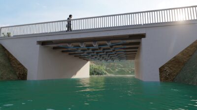 e.g. Ukraine road bridge reconstruction (CGI)